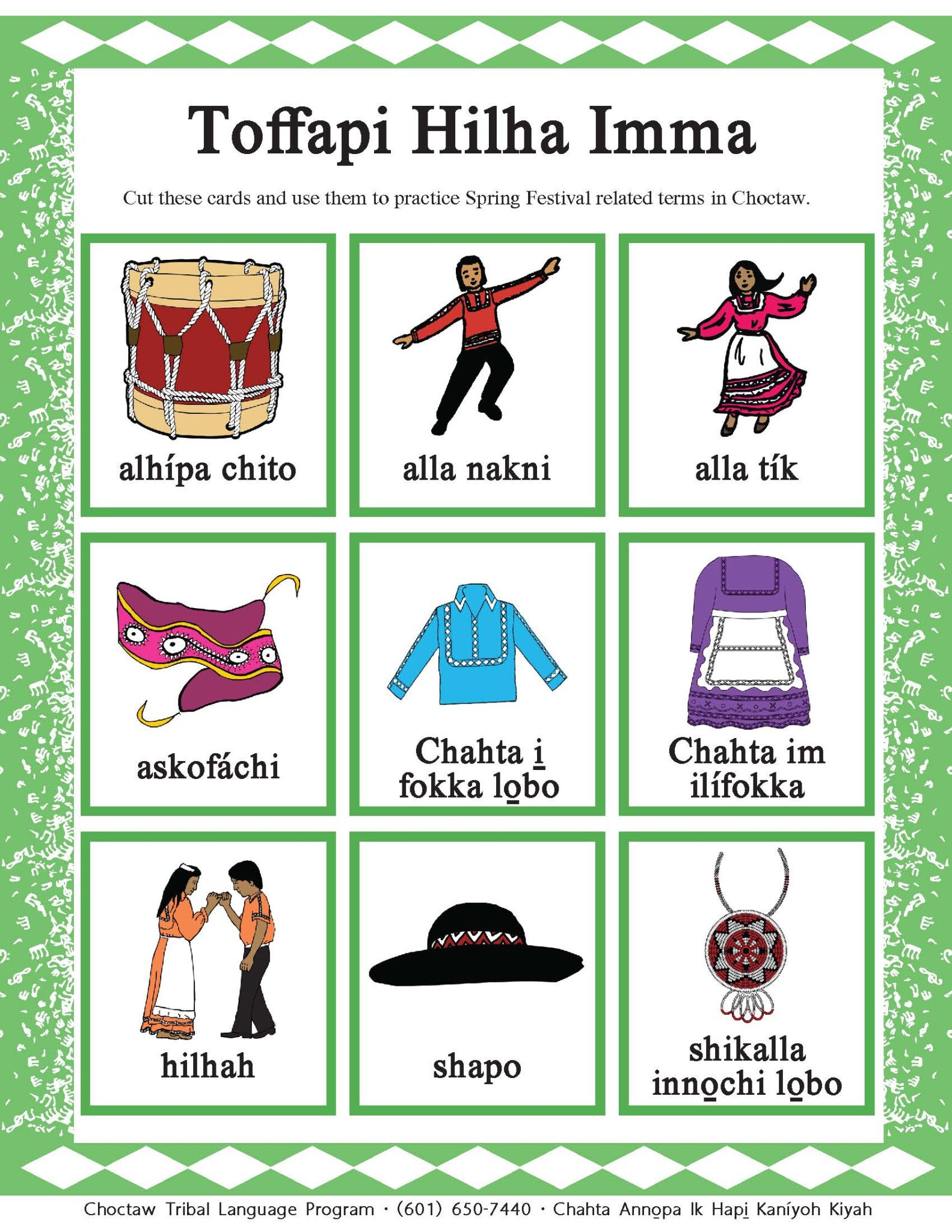 Themed Activities - Choctaw Cultural Legacy